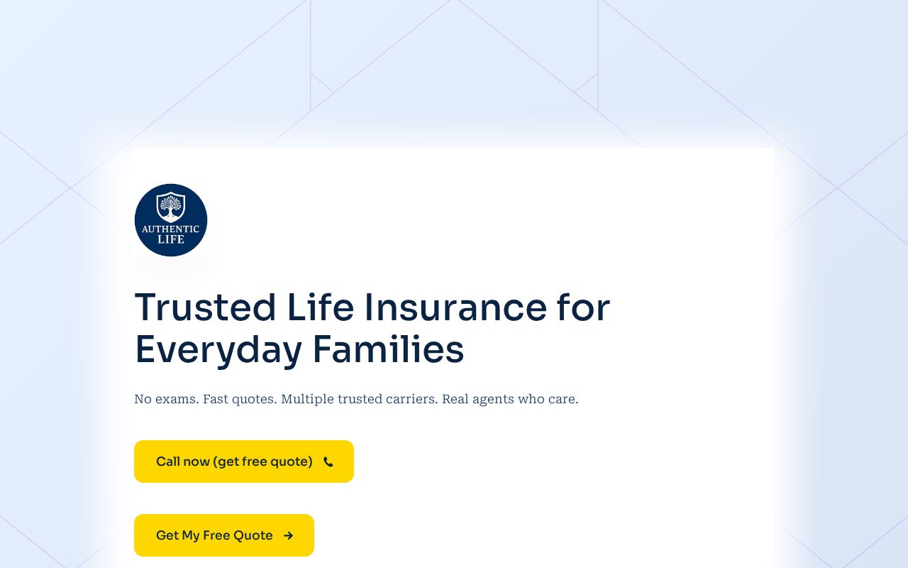 Authentic Life Website